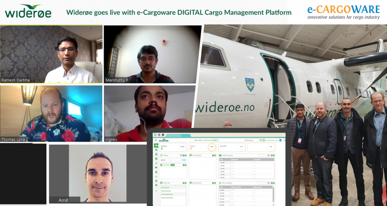 Widerøe goes live with e-Cargoware DIGITAL Cargo Management Platform